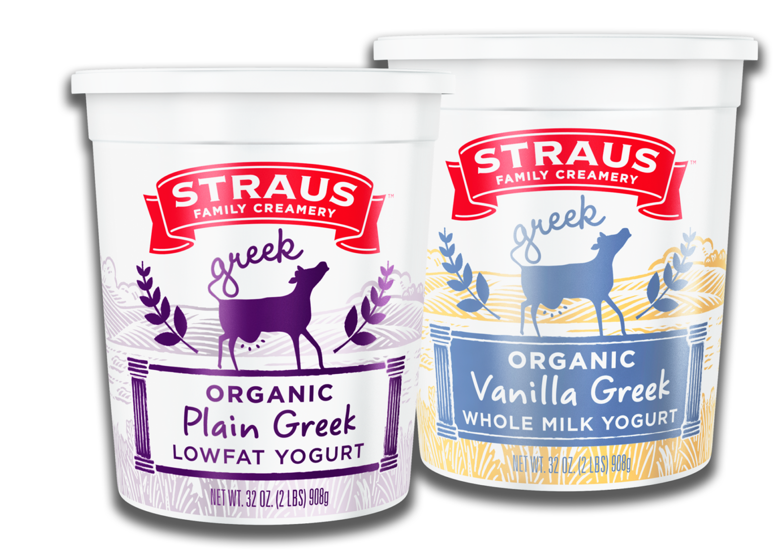 Two New Organic Greek Yogurts by Straus Family Creamery