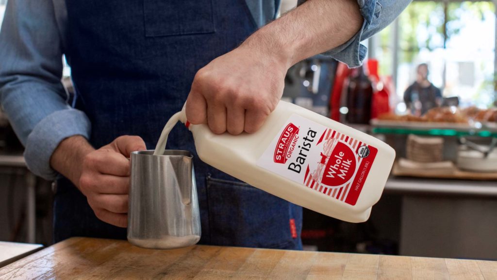 Organic Barista Milk - Straus Family Creamery